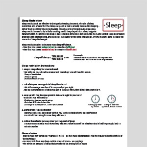 Guidelines For Better Sleep | Psychology Tools
