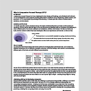 Compassion Focused Therapy (CFT) | Psychology Tools