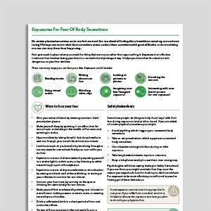 Exposure Session Record | Psychology Tools