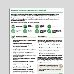 Exposure Practice Form | Psychology Tools