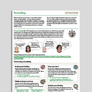 Cognitive Restructuring | Psychology Tools