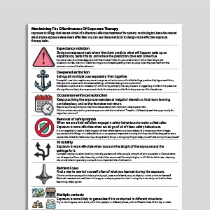 Exposure Practice Form | Psychology Tools