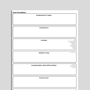 Case Formulation – Longitudinal B | Psychology Tools