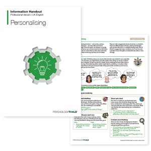 Personalizing | Psychology Tools