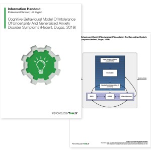 Cognitive Behavioral Model Of Intolerance Of Uncertainty And ...