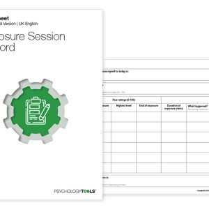 Exposure Session Record | Psychology Tools