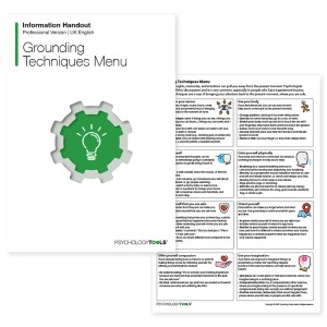 Grounding Techniques Menu | Psychology Tools